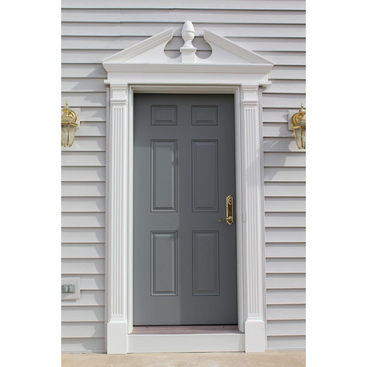 Acorn Pediment Door Trim