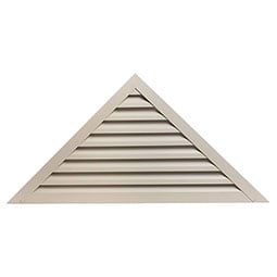 New Concept Louvers GVATR300 Triangle Aluminum Clad Gable Vent Louver