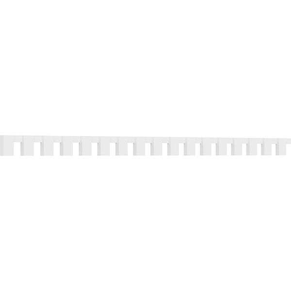 Ekena Millwork SAMPLE-DENP04FAY02 4-Inch H x 1-Inch P x 6-Inch L ...