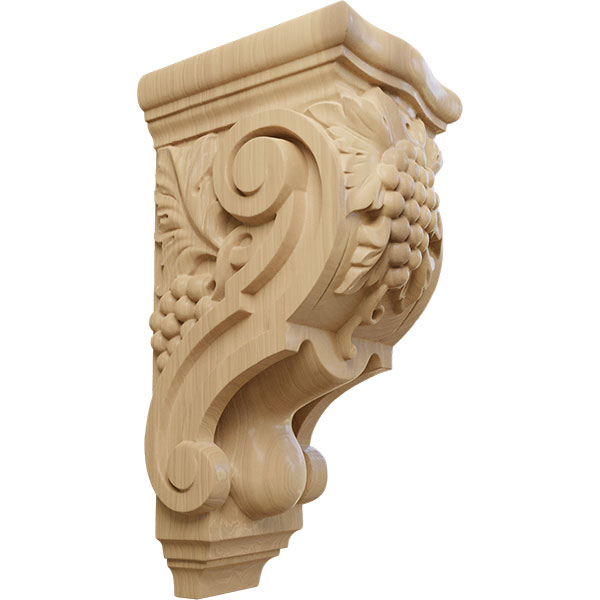 Ekena Millwork CORGB AmeriCraft Small Grape Bunches Corbel