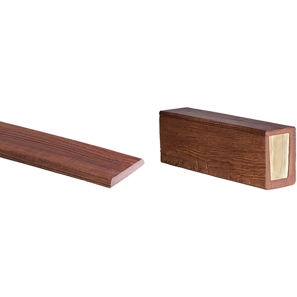 Fypon, Ltd. BTMP Mesa Faux Wood Beam Panel For Use With Fypon Faux Wood ...