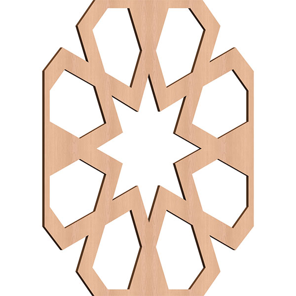 Ekena Millwork WALW24X24X0250JACAL Jackson Decorative Fretwork Wood ...