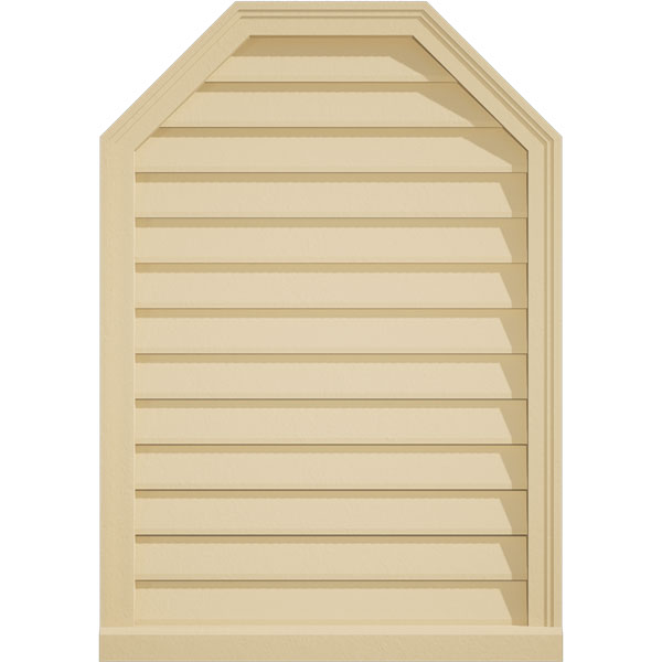 Ekena Millwork GVSOT28X4003SN 28-Inch W x 40-Inch H Octagonal Top ...
