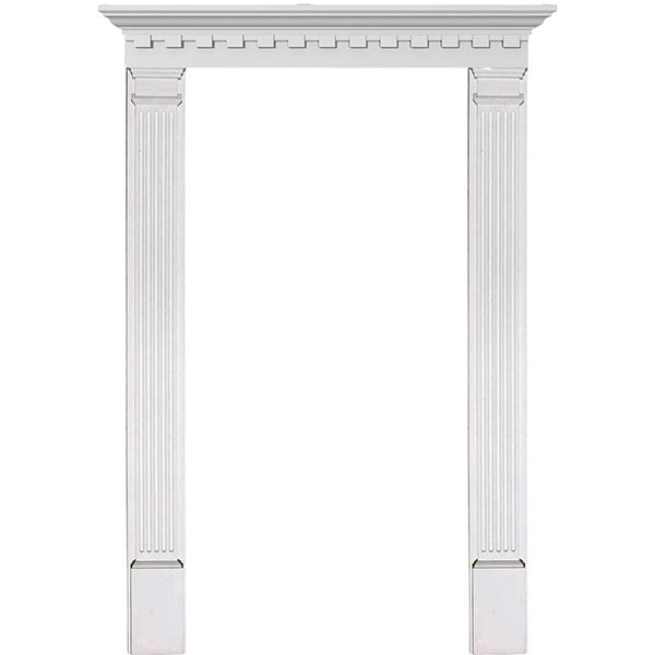 Ekena Millwork CRH06PIL07F64DE Door trim Kit for 36-Inch W x 80-Inch H ...