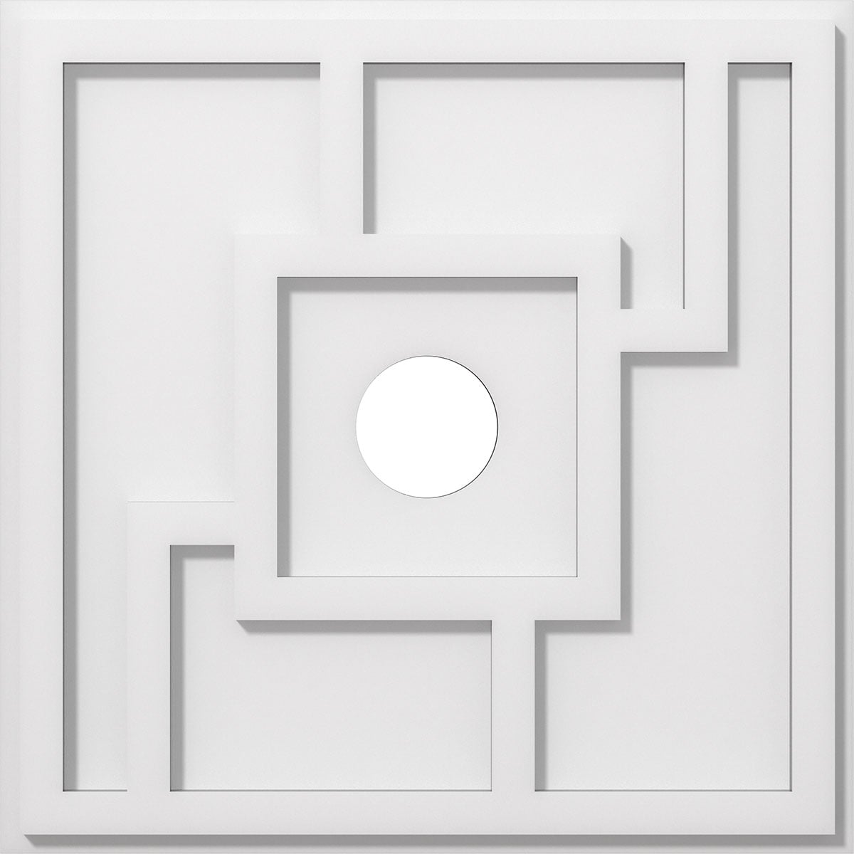 Modern Rectangular Ceiling Medallions | Shelly Lighting