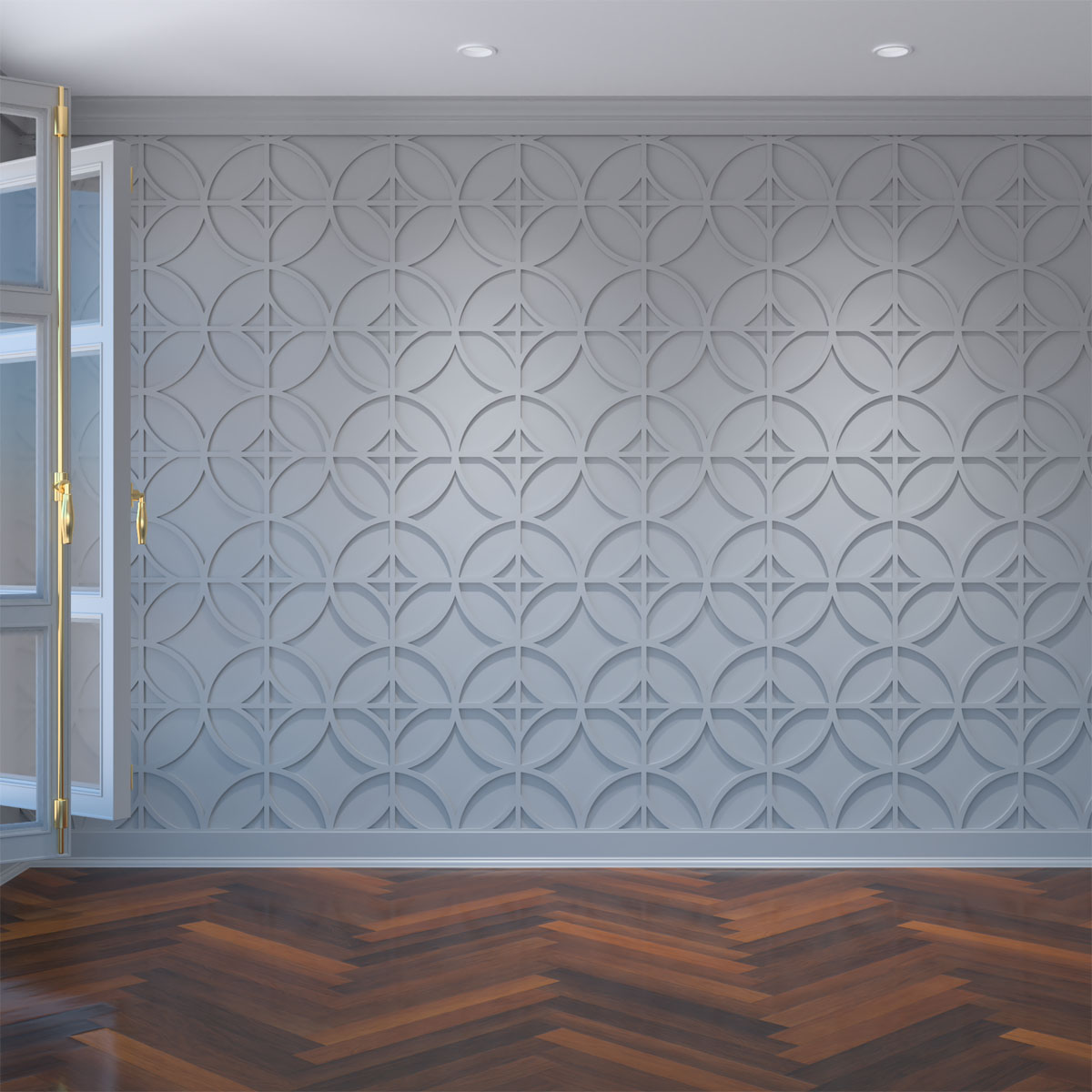 Ekena Millwork WALPCRO Crosby Decorative Fretwork Wall Panels