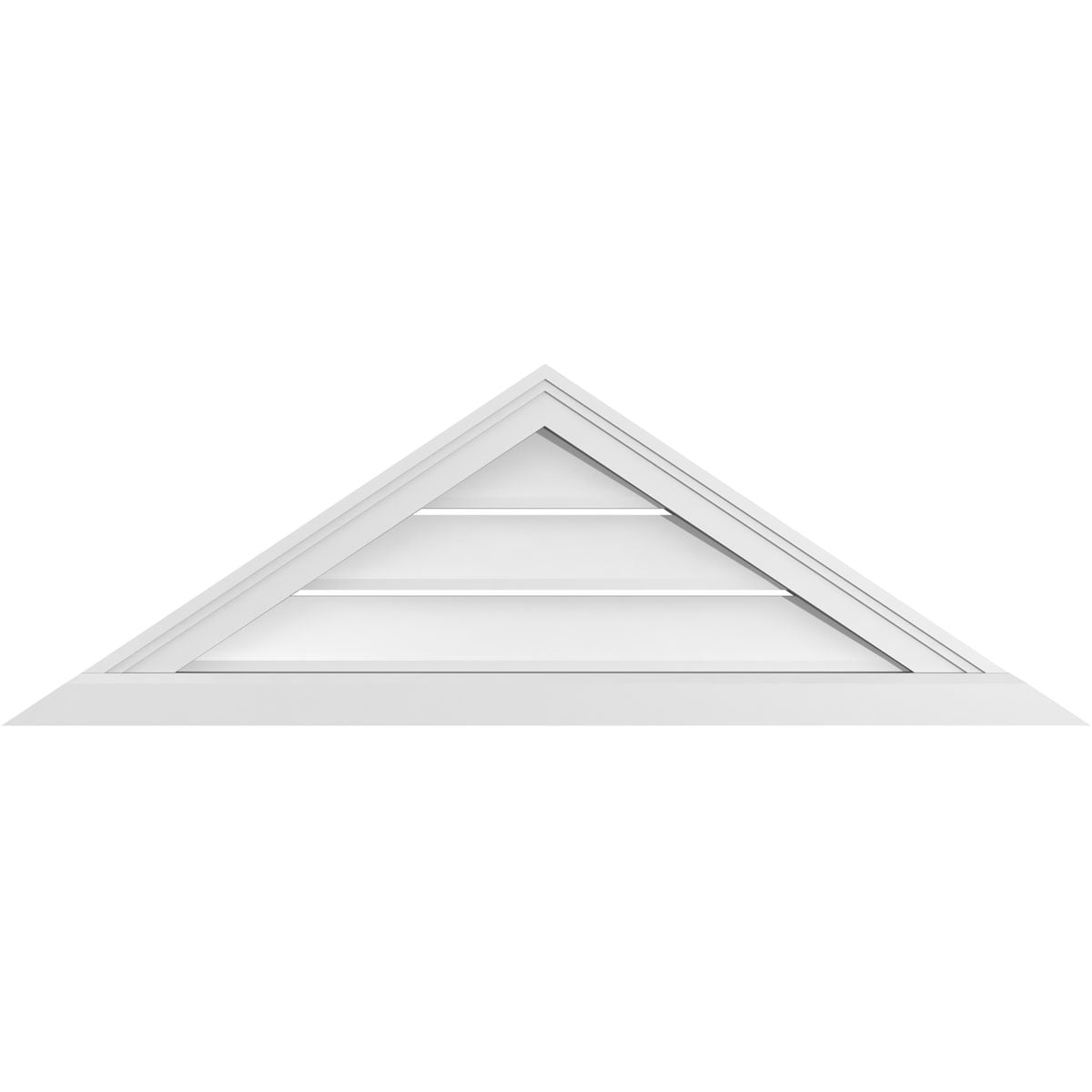 Ekena Millwork GVPTR42X1403SF TrueCraft 42-Inch W x 14-Inch H Triangle ...