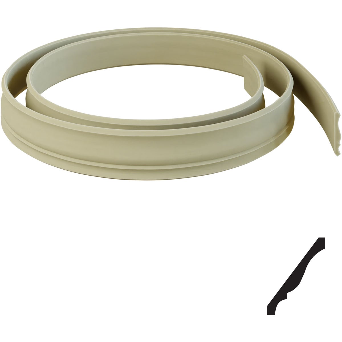 Flex Trim East MLDFWM47X144 WM47 - 4 5/8-Inch F x 9/16-Inch T x 144 ...