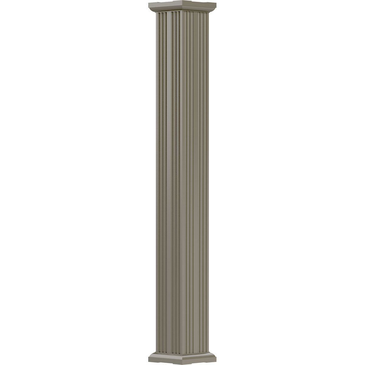 AFCO, Industries EA0408INFSDTUTU 4-Inch x 8' Endura-Aluminum Column ...