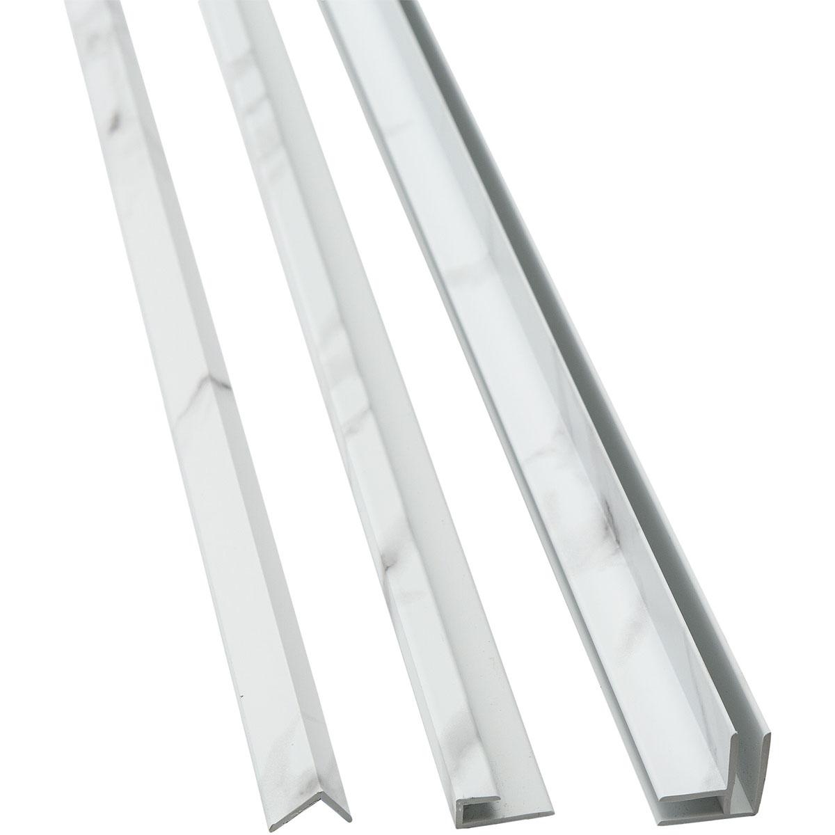 ACP PTK94CM 94 inch Palisade Trim Kit (6 Pieces), Carrara Marble