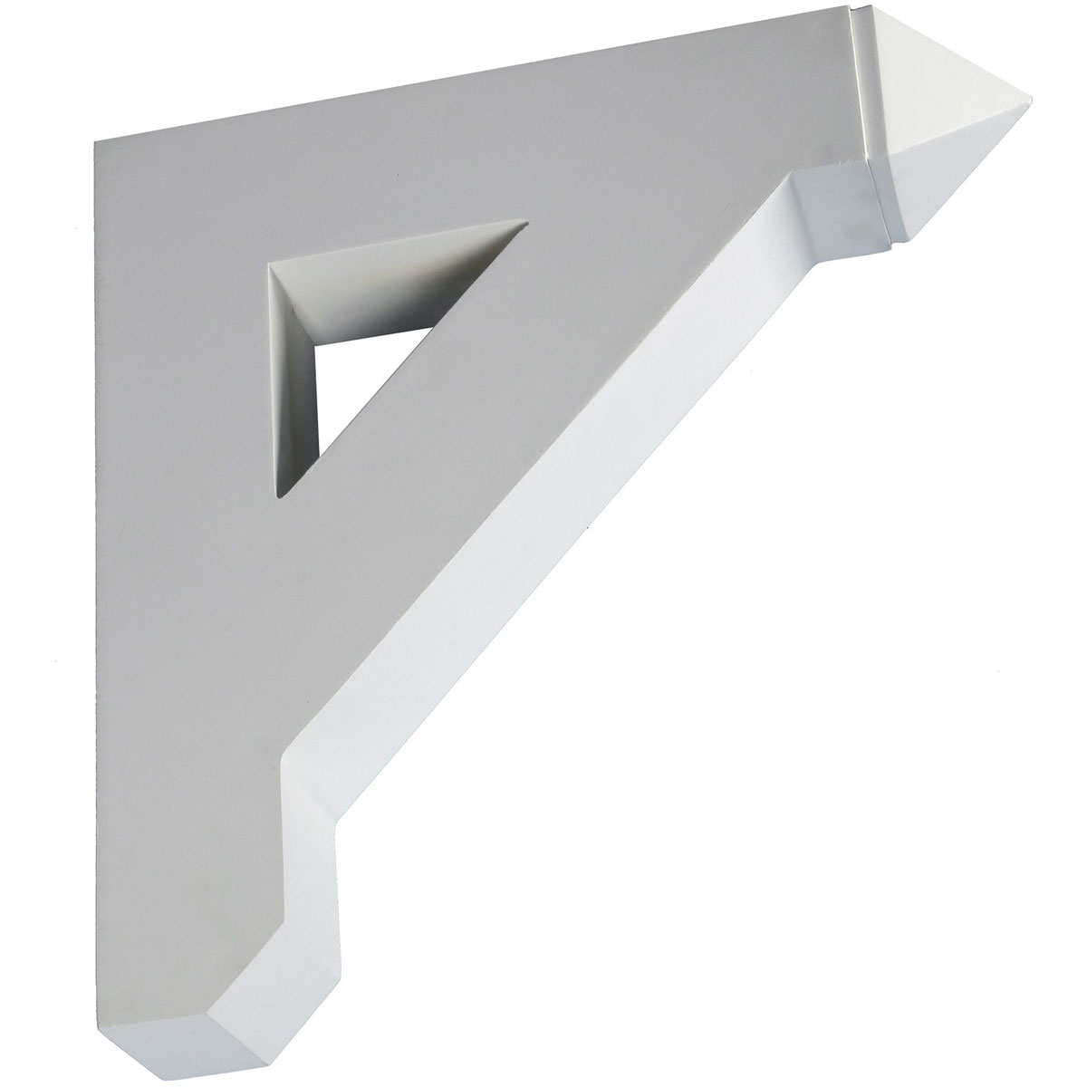 Fypon, Ltd. BKT14X14X4 14-Inch H x 14-Inch D x 3 1/2-Inch W Flat Smooth ...