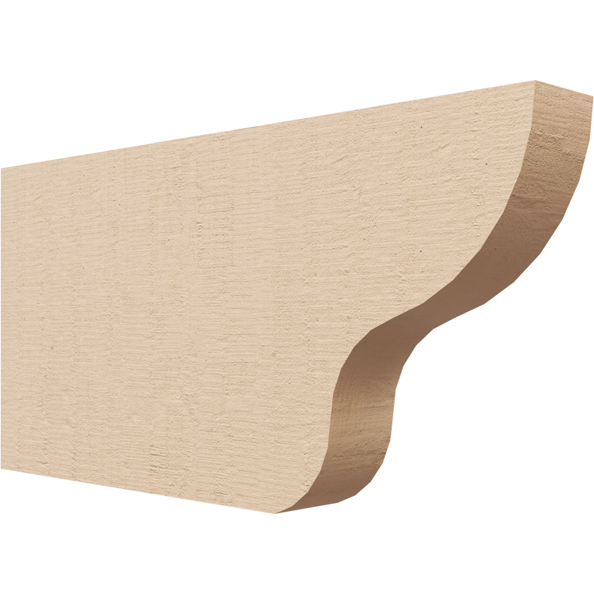 Ekena Millwork RFTUR02X08X16GRNRCPR Timberthane Rough Cedar Faux Wood ...