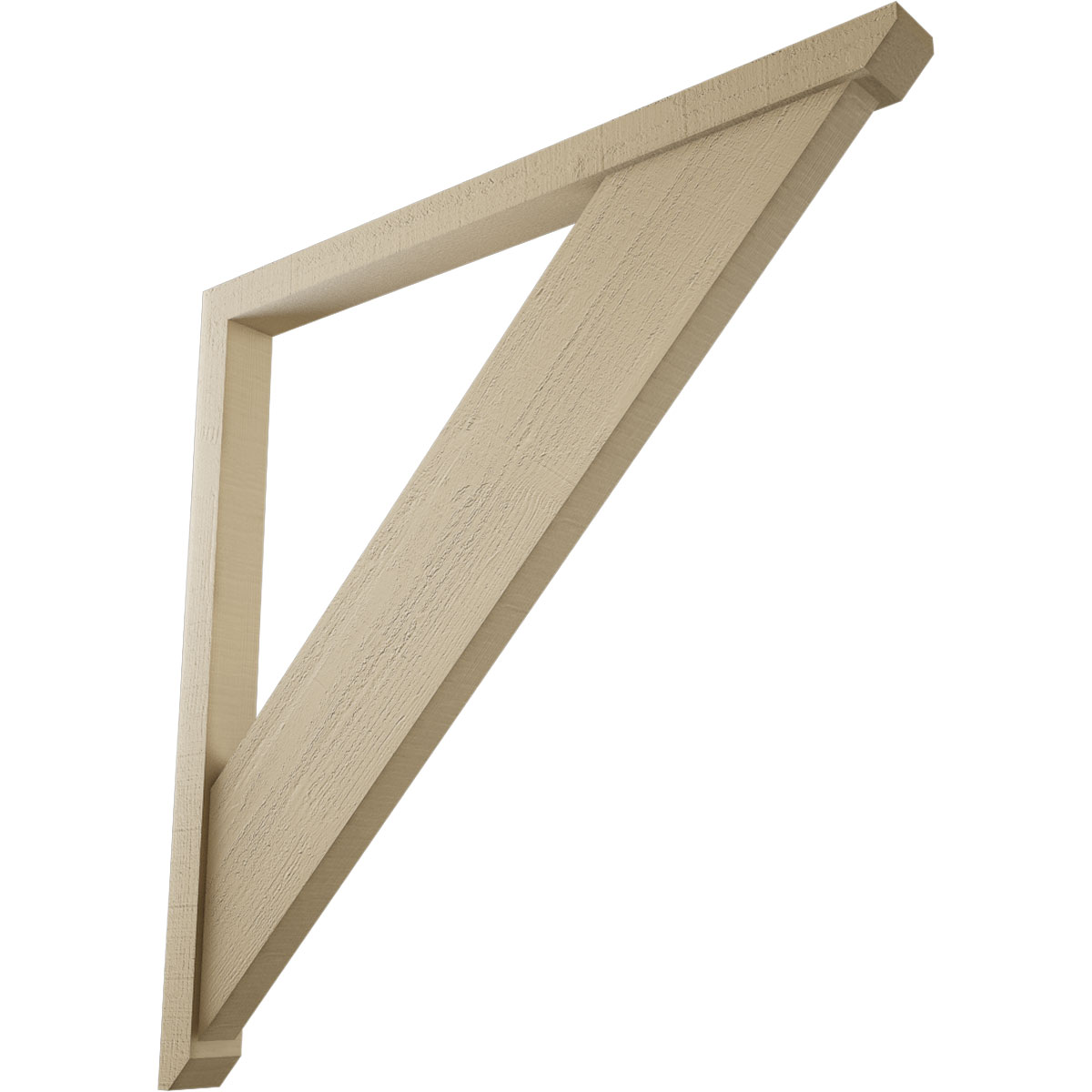 Ekena Millwork BKTUR0352X46X46TRA22RCPR Timberthane Rough Cedar Faux ...