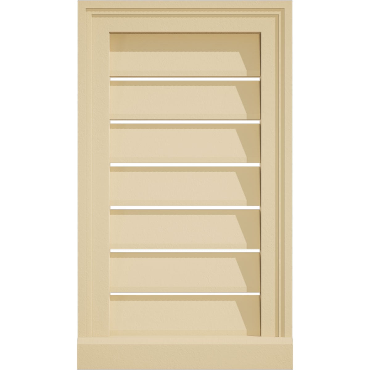 Ekena Millwork GVSVE03 Vertical Surface Mount Signature Urethane Gable ...