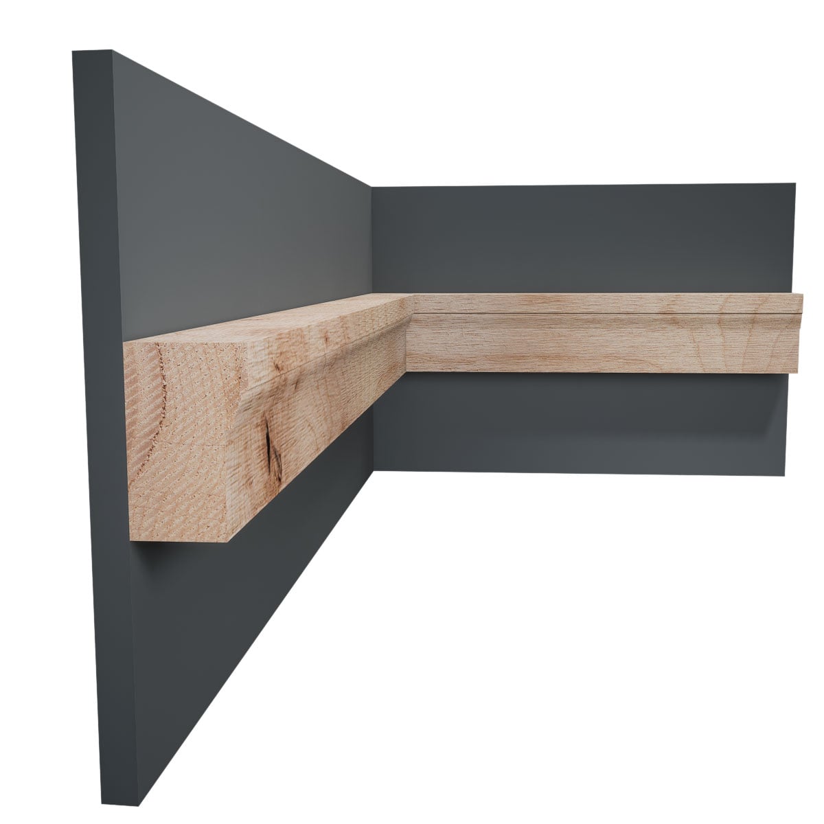 Ekena Millwork MLDW01X02WM180KA WM180 - Americraft Brick Solid Hardwood ...