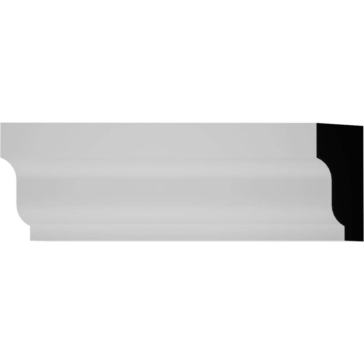 Royal Building Products, Inc MLDP01X02WM210WH WM210 - 1 5/8-Inch H x 5/ ...