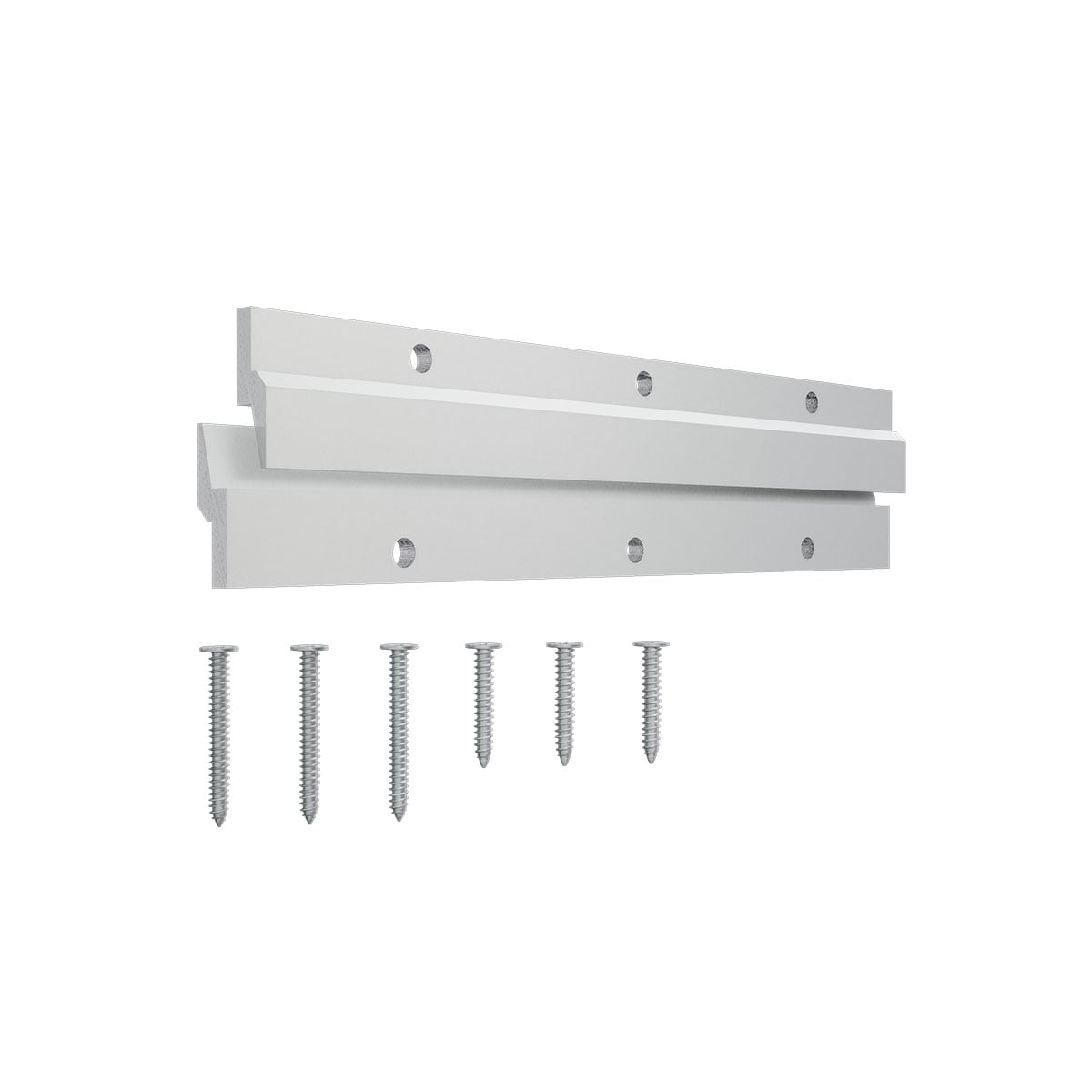 Ekena Millwork SHWMSFC-KIT_P SteelTek French Cleat Shutter Bracket Kit ...