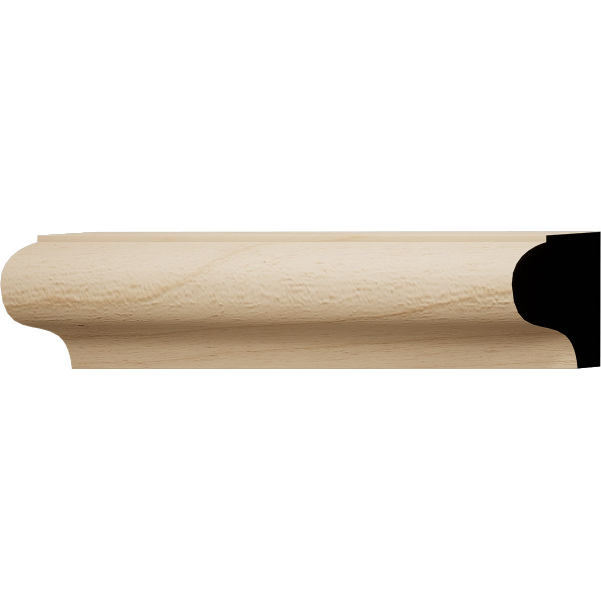 Ekena Millwork MLDW01X01WM172 WM172 - Americraft Base Cap Moulding, 5/8 ...
