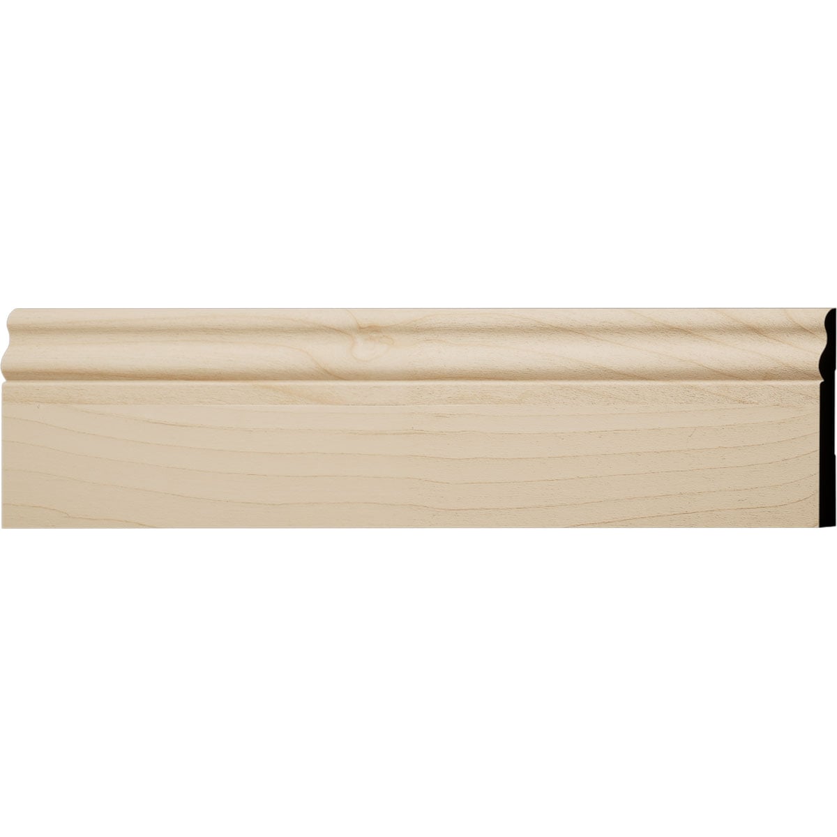 Ekena Millwork MLDW00X03WM711 WM711- Americraft Baseboard Moulding, 3/8 ...