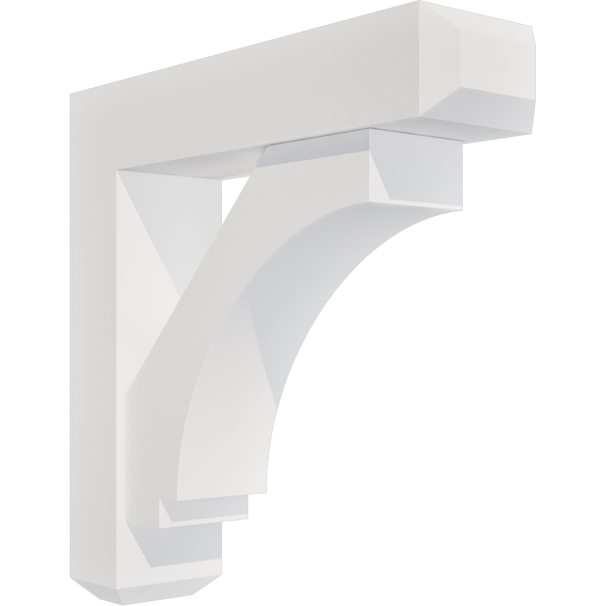 Ekena Millwork BKTPSIMP04 Standard Imperial Architectural Grade PVC ...