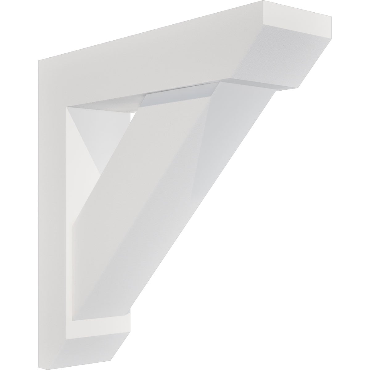 Ekena Millwork BKTPSTRA06 Standard Traditional Architectural Grade PVC ...