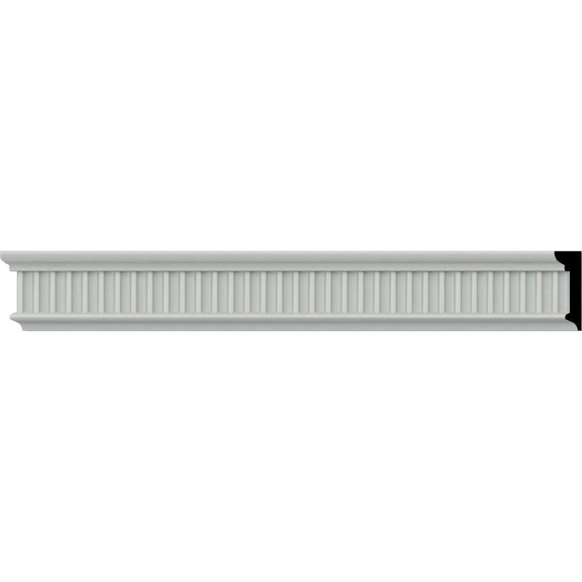 Ekena Millwork CHA01X01LI Endurathane Linus Chair Rail, 1 3/8-Inch H x ...
