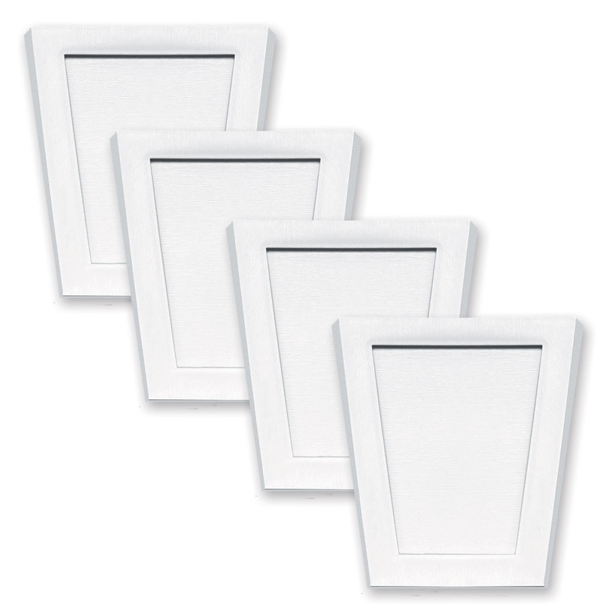 Mid-America 00400000 4-Inch W x 4 1/2-Inch H Gable Vent Keystone, (4/pack)