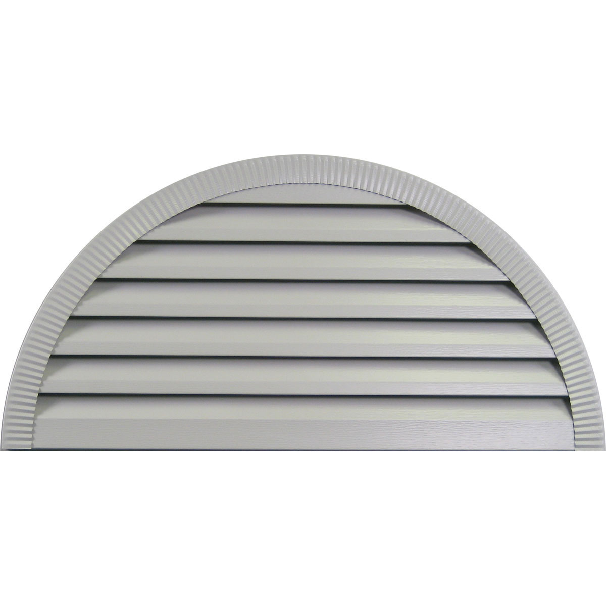 New Concept Louvers GVAHR120 Half Round Aluminum Clad Gable Vent Louver