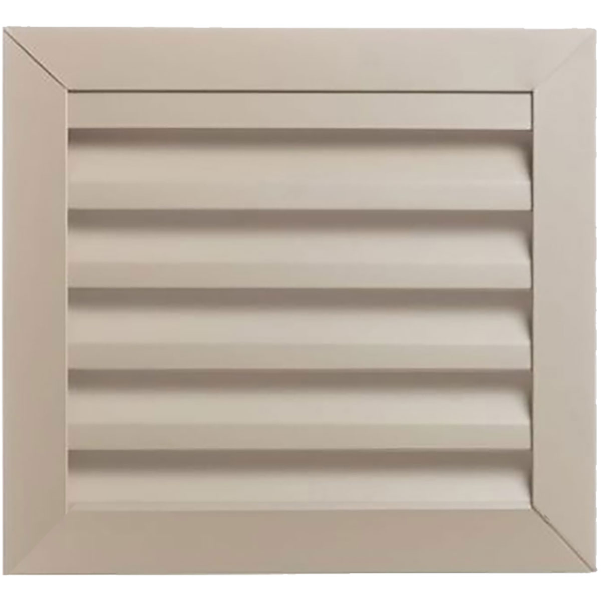 New Concept Louvers GVASQ400 Square Aluminum Clad Gable Vent Louver